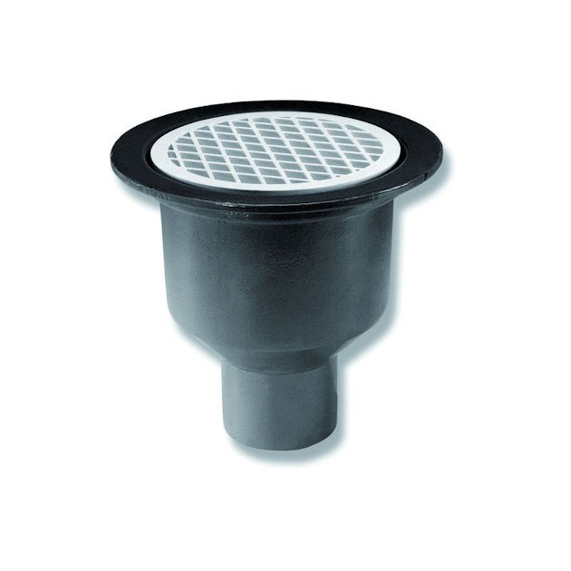 PURUS FLOOR DRAIN VERTICAL PURUS HEAVY 110E UNTRAPPED CAST IRON | Floor ...