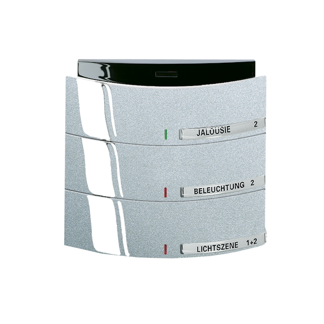 PUSH-BUTTON KNX ALUMINIUM SILVER | Bygg EIB / KNX | Onninen AS
