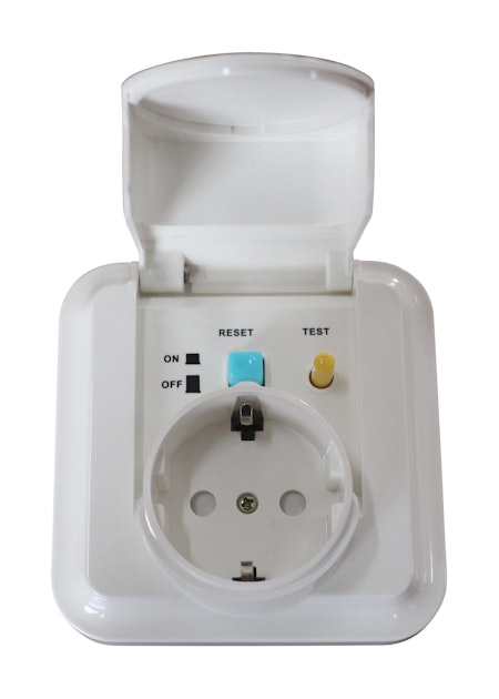 OPAL RCCB SOCKET OPAL 1S/16A/30MA/230V/IP44 UPJ VAL | 25 Socket Outlets ...