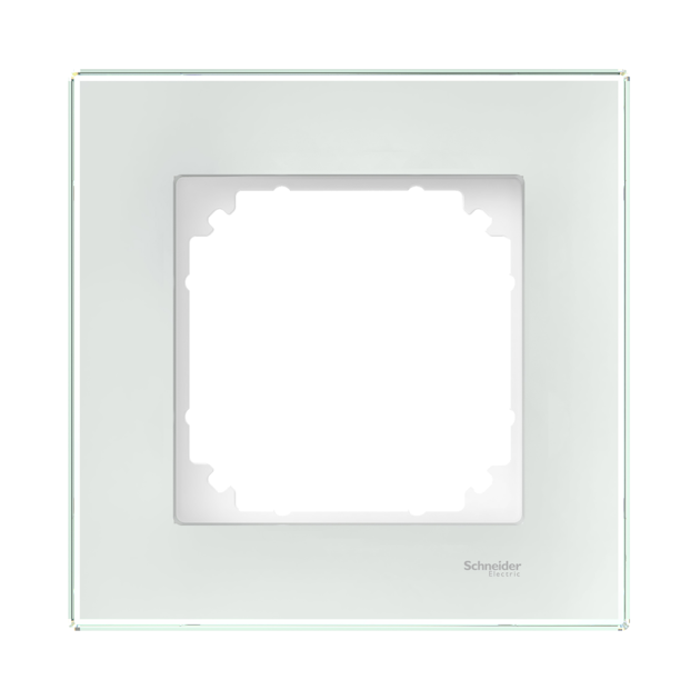 SCHNEIDER ELECTRIC COVER PLATE EXXACT GALSS WHITE DIY | Cover Frames ...
