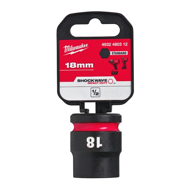 MILWAUKEE VOIMAHYLSY MILWAUKEE 1/2in SHW STD 18mm | Hylsyt ja ...