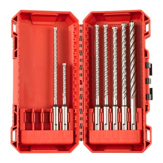 MILWAUKEE DRILLBIT SET MILWAUKEE SDS+ MX4 POF 7PCS | Sds-Plus Drill ...