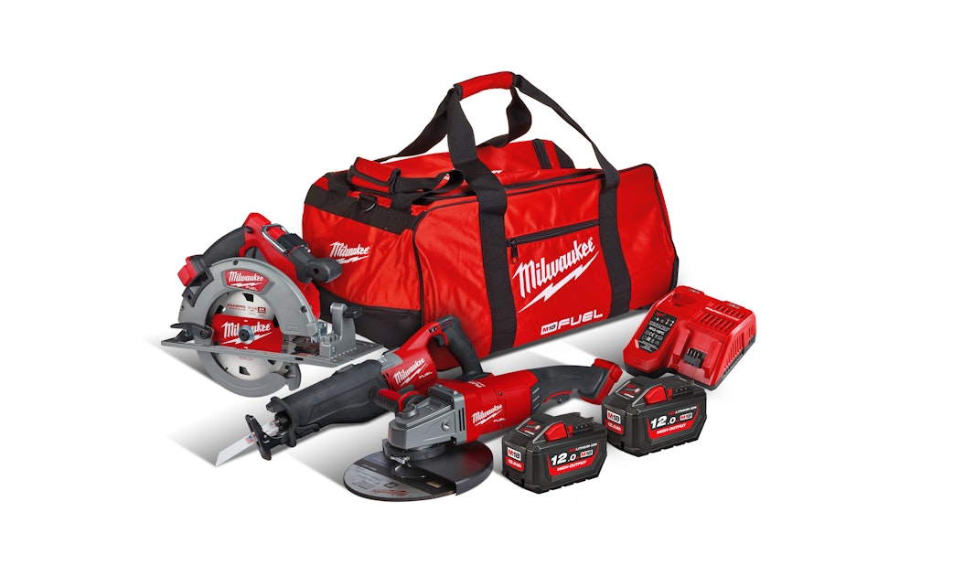 MILWAUKEE CORDLESS SET MILWAUKEE M18 FHPP3A-122B | Power Tool Sets ...