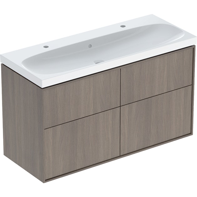 IDO FURNITURE PACK IDO SENSE ART 1200x480x682mm WALNUT | Bathroom ...