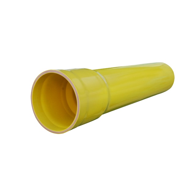 PIPELIFE CABLE PROT.PIPE PVC YELLOW 140x6,7 SN16 6m WO. SEALING ...