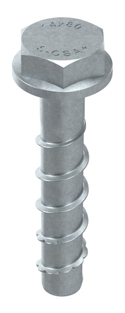 SORMAT CONC SCREW SORMAT S-CSA+ HEX 14X80 SW24 ZINC PLATED 2PCS ...