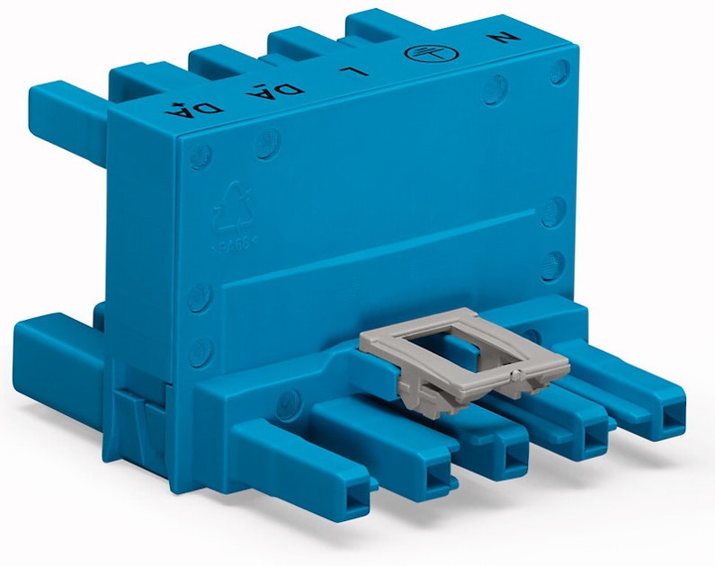 WAGO DISTRIBUTION CONNECTOR 5-POLE, DALI, H-CONNECTOR,BLUE | Other ...