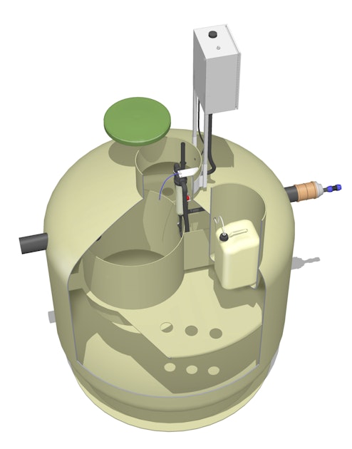 BAGA EASY 6HH SLAMAVSKILJARE INKL. RENINGSUTRUSTNING | Avloppstankar ...