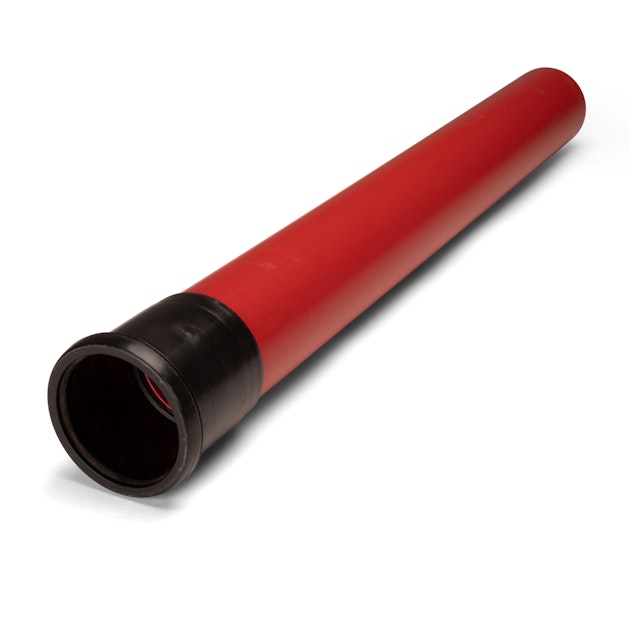 PP KABELRØR 110MM SN8 6M RØD | Kabelvern rør, glatte | Onninen AS