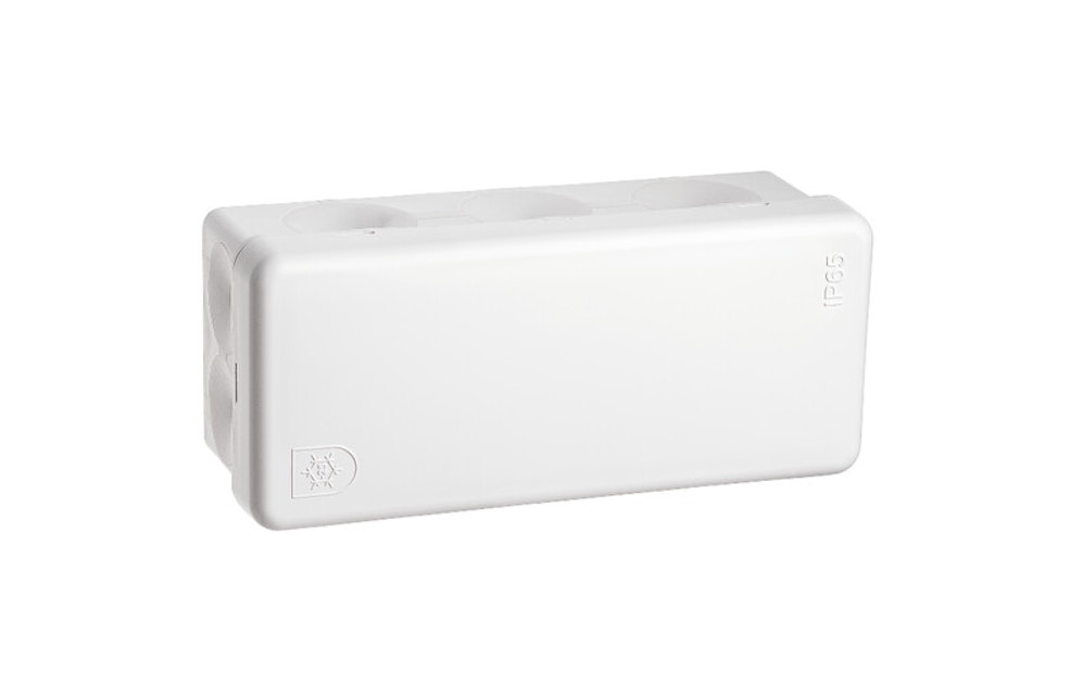 JUNCTION BOX INSTALL IP65 JUNCTION BOX 43X99 WHITE | Koblingsbokser ...