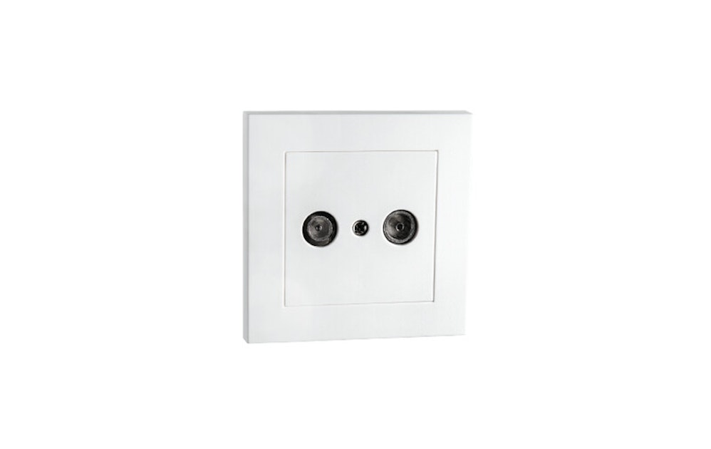 SG ANTENNA BOX INSTALL TV CONNECTOR WHITE | Antenna Outlets And Boxes ...