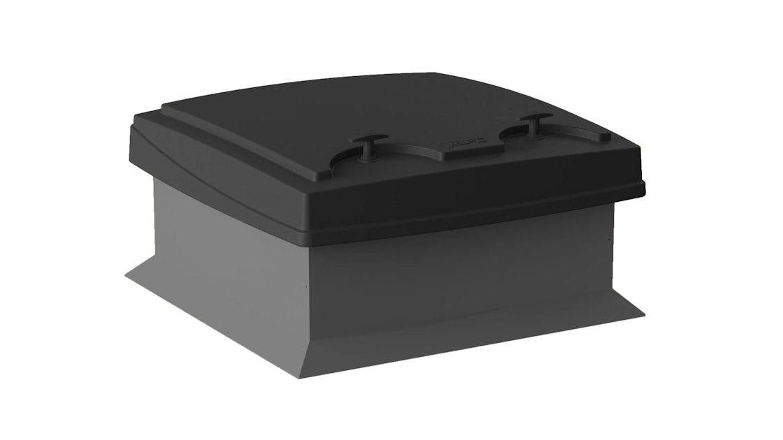 ROOF HATCH VILPE MULTIROOF 300 WOODFRAME BLACK | Ventilation For ...