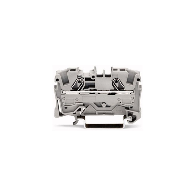 KAMLASK GRÅ 10-POL 2002-410 WAGO | Rekkeklemmer 1-35 kvadrat leder ...