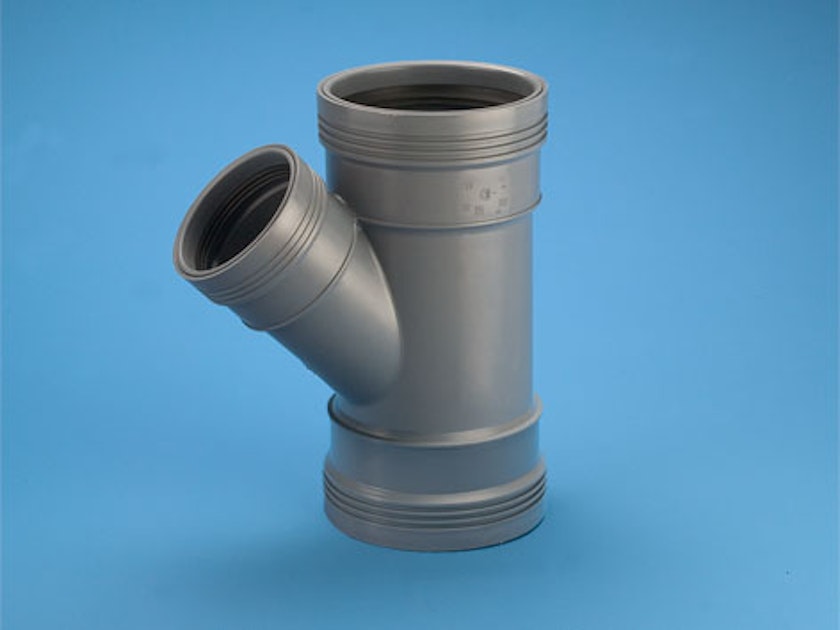 WAVIN HT SOCKET BRANCH WAVIN 50x50x45 PP | Sound absorbing plastic ...