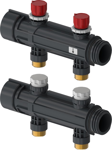 UPONOR MANIFOLD UPONOR MAGNA 2x3/4 EURO | Underfloor heating | Onninen