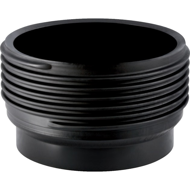 GEBERIT THREADED CONNECTOR GEBERIT PE 75mm | Sound absorbing plastic ...