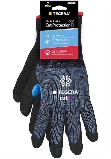 TEGERA VIILTOSUOJAKÄSINE TEGERA 8830R TALVI NITRIILI CUT D 9 1 PAR ...