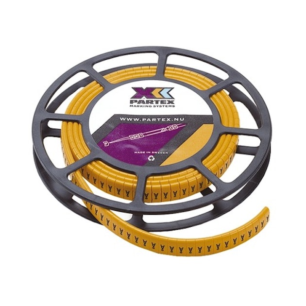 PARTEX KAAPELIMERKKI PK2/4 keltainen (3) | Muut asennus- ja ...