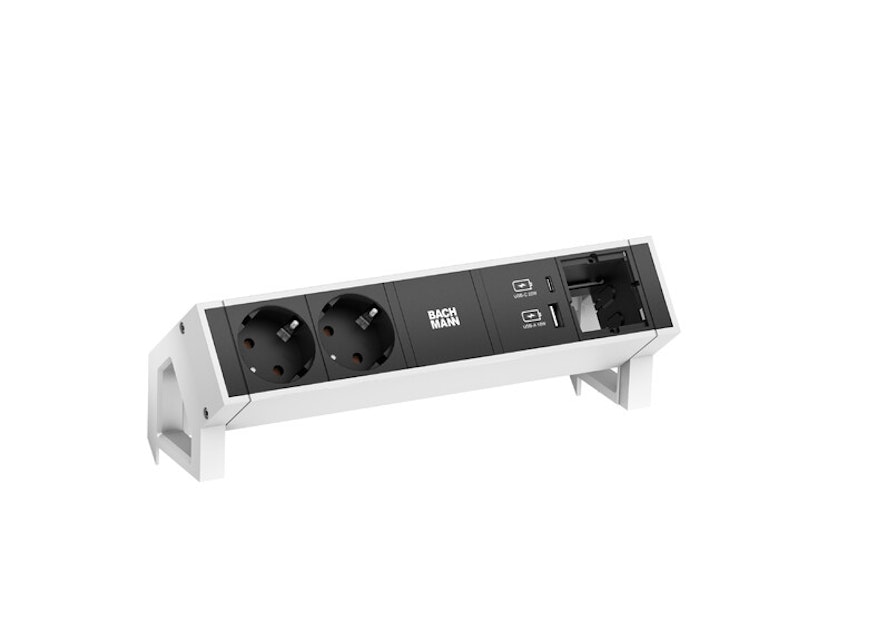 BACHMANN SOCKET OUTLET W USB DESK2 DESK2 2 X SO + USB-C 60W + CM | 25 ...