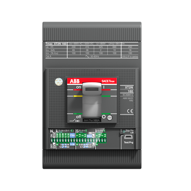 EFFEKTBRYTER XT2S 160 EKIP LSI IN=63A 3P F F | Kabel/anleggsbeskyttelse