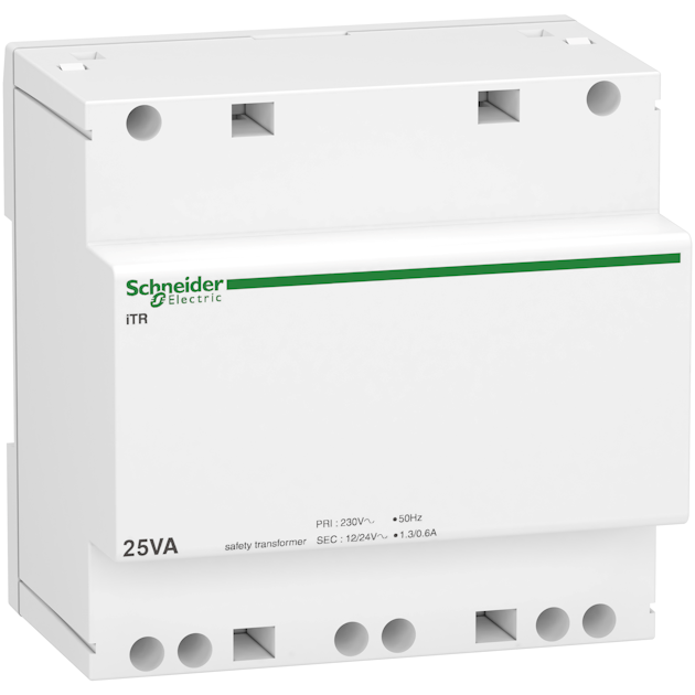 SCHNEIDER ELECTRIC SAFETY ISOLATING TRANSFORMER ITR 25VA230V 12/24V ...