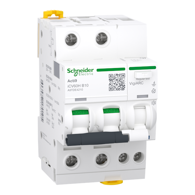 Acti9 iCV60H ARC 2P B 10A 30mA RCBO AFDD | Kombinert jordfeilbryter/elementautomat | Onninen AS