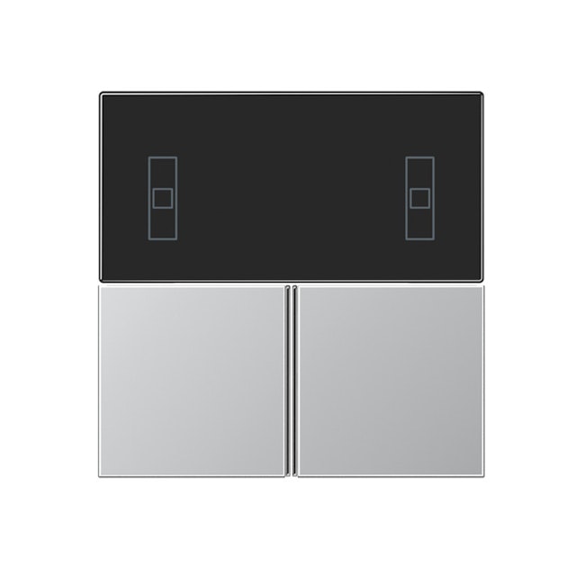 JUNG PUSH-BUTTON KNX COVER KIT, COMPLETE, ALUM. | Installation Bus Systems | Onninen