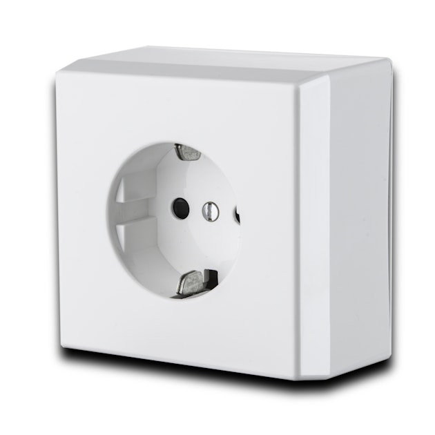 ENSTO SOCKET OUTLET SURFACE SSO IP21, WHITE | Surface Sockets | Onninen