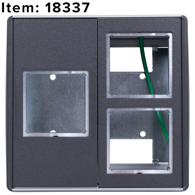 FSR DUCT BOX W/ 2 OPENINGS FOR POWER | Built In / Wall Mounting ...