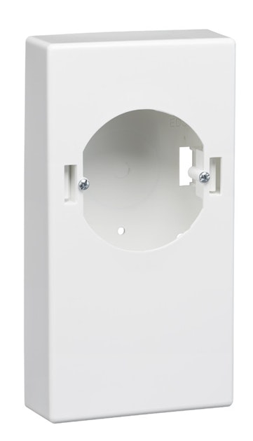 HAGER SKIRTING TRUNKING BOX S.1 1F. EMPTY WHITE | Surface Frames | Onninen