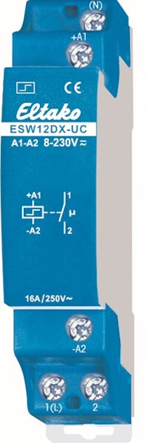 ELTAKO RELAY 1NO, 16A/250V AC, 500A/2ms | Contactor Relays | Onninen