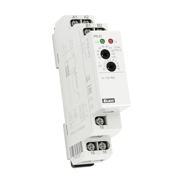 ELKO EP MONITORING RELAY CURRENT 1CO 8A 250VAC ADJ. 1.6-16A | Other Relays | Onninen