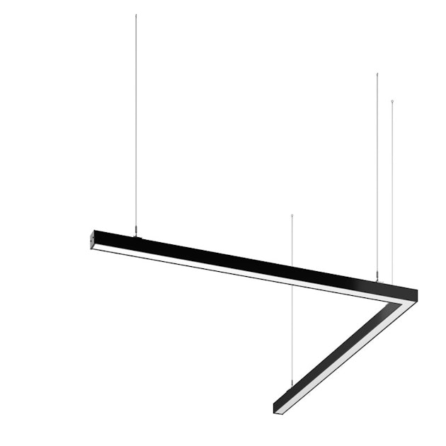 ENSTO BASIC BATTERN LUMINAIRE NAVI CORNER 28 M ED BLK | Shop Lighting ...