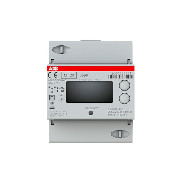 ABB SMART BUILDINGS ENERGIAMITTARI DIN ABB 3-VAIHE, 65A 400VAC, MID ...