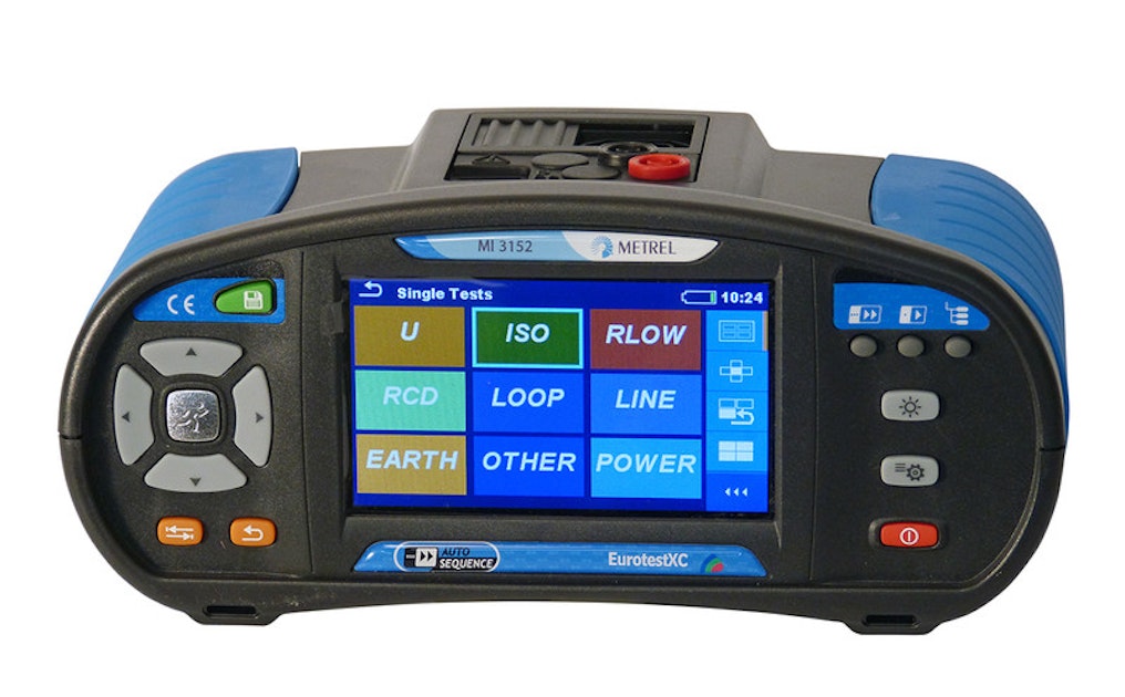 METREL EL. INSTALLATION TESTER METREL MI-3152 EUROTEST XC | Electric ...