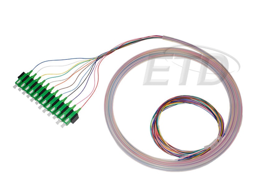 ETD PIG TAIL -FIBRE COLOR TAILS 12XSC/APC SM 3,5M | Fibre Optic ...
