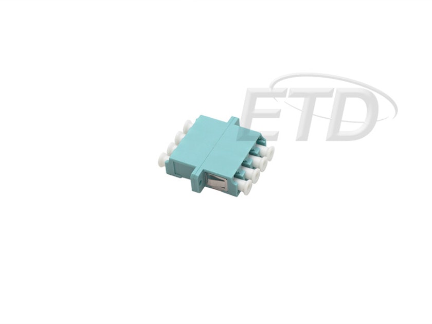 ETD ADAPTER-FIBRE QLC-QLC OM3 AQUA | Fibre Optic Termination And ...