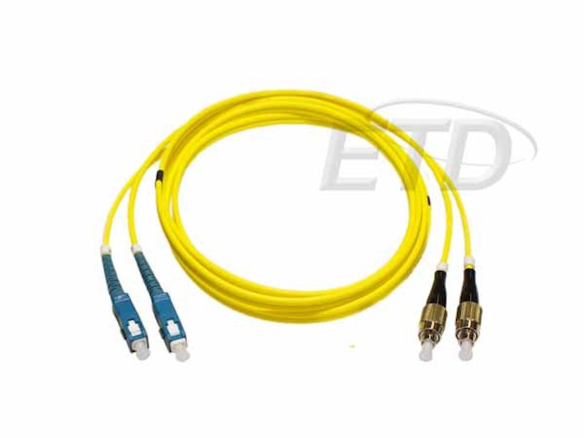 ETD CONNECTING CABLE-FIBRE 2SC - 2FC SM 3 M DPX | Fibre Optic Patch ...