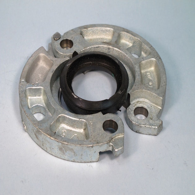 VICTAULIC 741 FLANGE ADAPTER DN200 PN16 EPDM GALV | Groove connectors ...