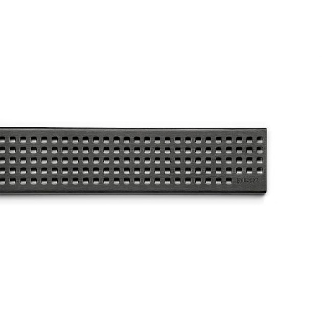 PURUS GRATING PURUS LINE 600mm CHESS BLACK | Line floor drains & ACC ...