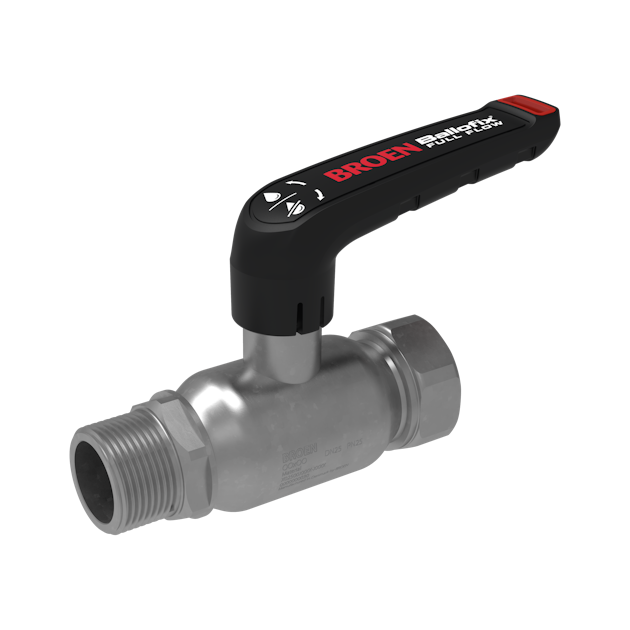 BROEN FULL FLOW BALL VALVE FULL FLOW ZN 3/4 FT/MT LOW | Brass Ball ...