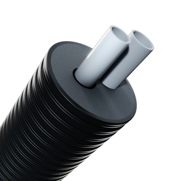 FLEXTRA KÄYTTÖVESIPUTKI FLEXTRA SANI 40+28/160mm DUO PN10 | Eristetyt ...