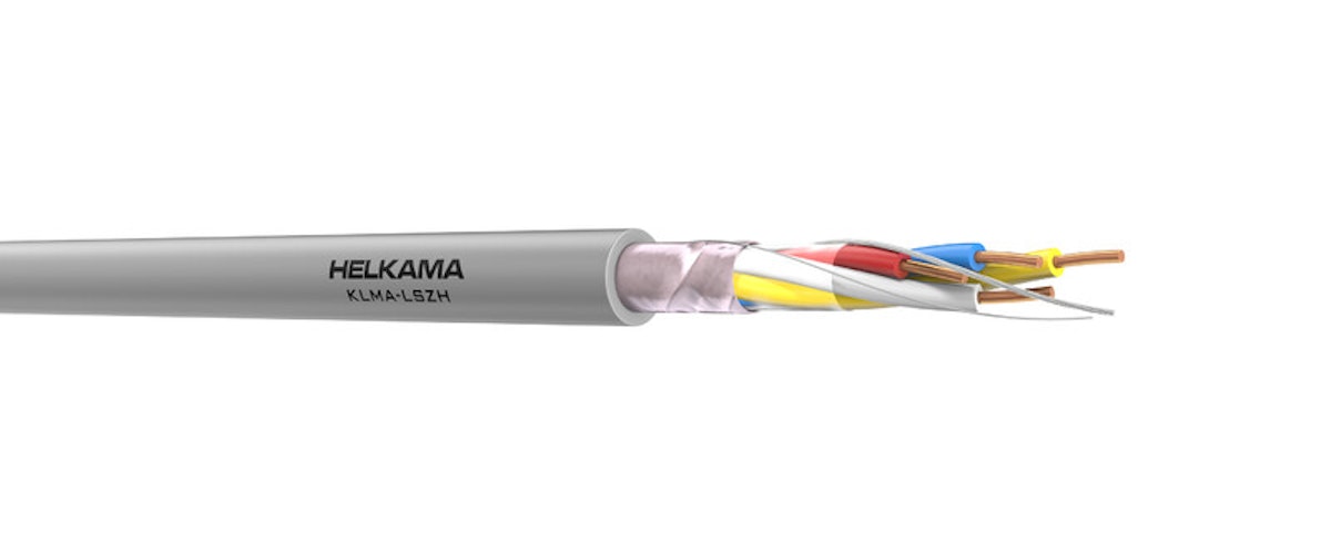 HELMACAB SIGNAL CABLE-HF HELKAMA KLMA-LSZH 4x0,8+0,8red Dca600m ...