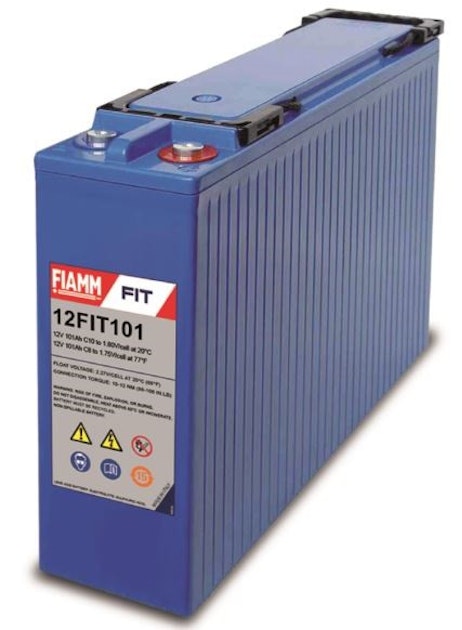 FIAMM AGM LEAD ACID BATTERY 12FIT101 12V/101AH T11-NAPA | Batteries ...