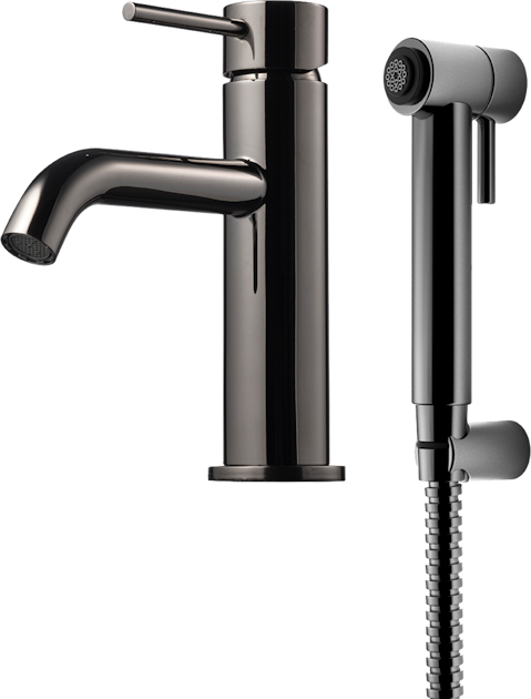 TAPWELL BASIN FAUCET TAPWELL EVM069 BLACK CHROME BIDÉ | Washbasin ...