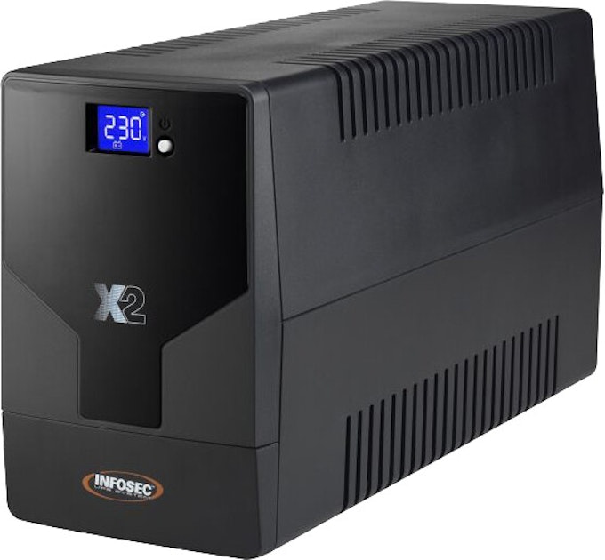 FSM UPS LINE-INTERACTIVE INFOSEC X2 LCD IEC 1250VA/600W | UPS-laitteet ja tarvikkeet | Onninen