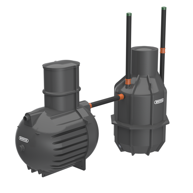 WAVIN HARMAAVESIPUHDISTAMO LABKO BIORAMI 1000 | Jätevesijärjestelmät ...