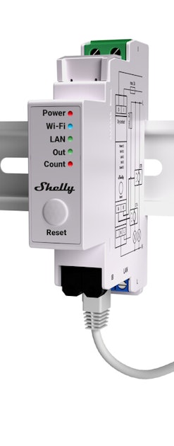 SHELLY ENERGY METER SHELLY PRO EM 50 2X50A CLAMPS | Energy Meters | Onninen