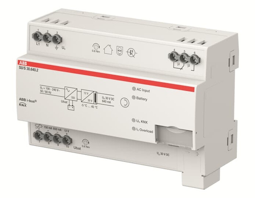 ABB POWER SUPPLY KNX 30 VDC 640 mA UPS | Installation Bus Systems | Onninen