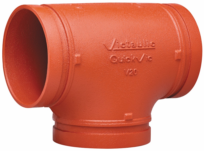 VICTAULIC STRAIGHT TEE V20 DN200 STYLE V20 ORG | Groove connectors and ...